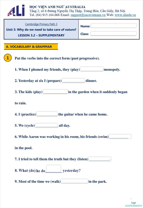 CP3_U3_L2_Supplementary. Interactive worksheet | TopWorksheets