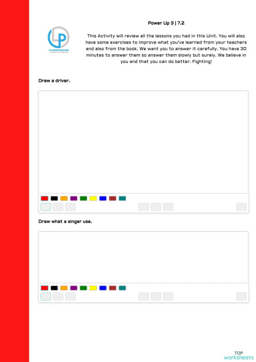 Power Up 3 | 7.2. Interactive worksheet | TopWorksheets