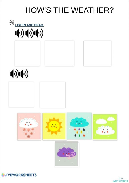 HW 5/11 - How's the weather?. Interactive worksheet | TopWorksheets