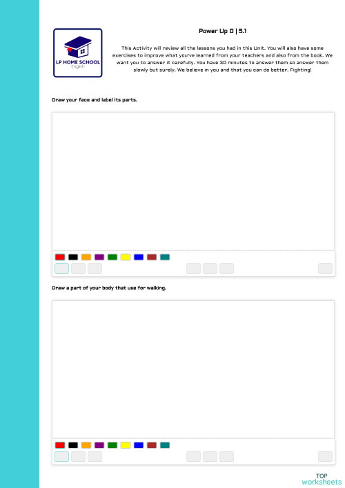Power Up 0 | 5.1. Interactive worksheet | TopWorksheets