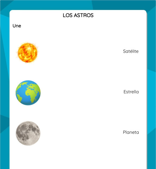 Hojas De Trabajo Para Identificar Los Planetas
