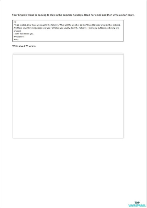 Test English test. Interactive worksheet | TopWorksheets