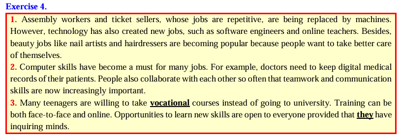 PRACTICE UNIT 12.1: CAREER CHOICES. Interactive worksheet | TopWorksheets