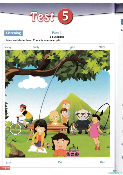 Starters 2 test 3. Interactive worksheet | TopWorksheets