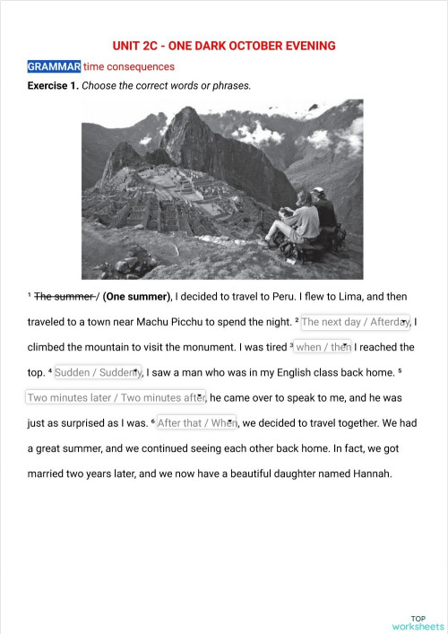 Simple Present Perfect Listening. Interactive worksheet | TopWorksheets