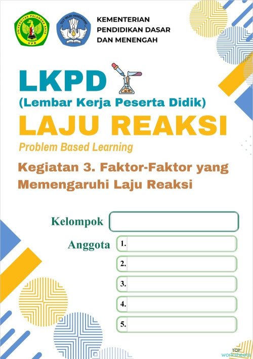 LKPD REAKSI REDOKS 1. Lembar kerja interaktif | TopWorksheets