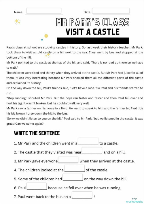 READING PART 5. Interactive worksheet | TopWorksheets