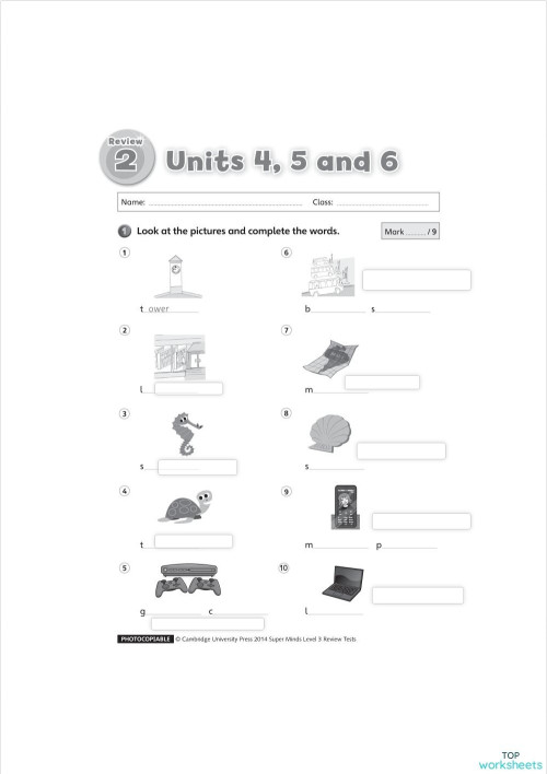 SM3 Review2 (units 4, 5, 6). Interactive worksheet | TopWorksheets