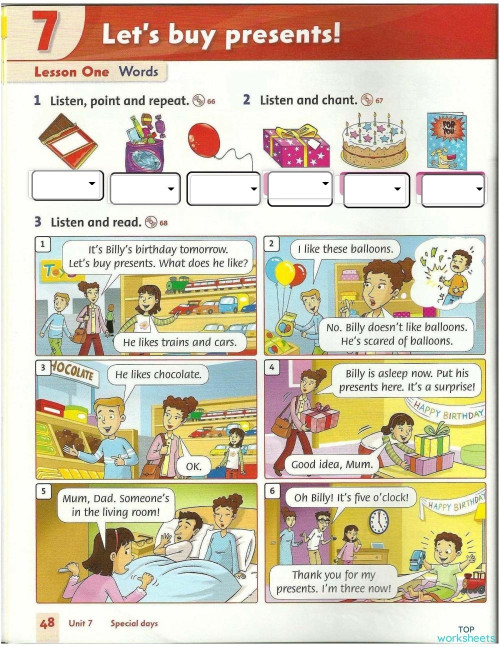 Unit 7primary 2. Interactive Worksheet | Topworksheets