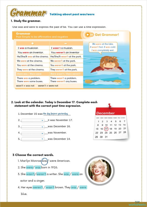 possessive pronouns. Interactive worksheet | TopWorksheets