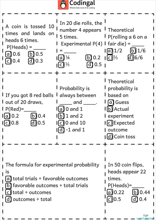 M_G06M15L70_WC02_Experimental_Probability_2. Interactive worksheet ...