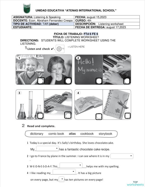 Ftd 6 Fe 6 4g Interactive Worksheet Topworksheets