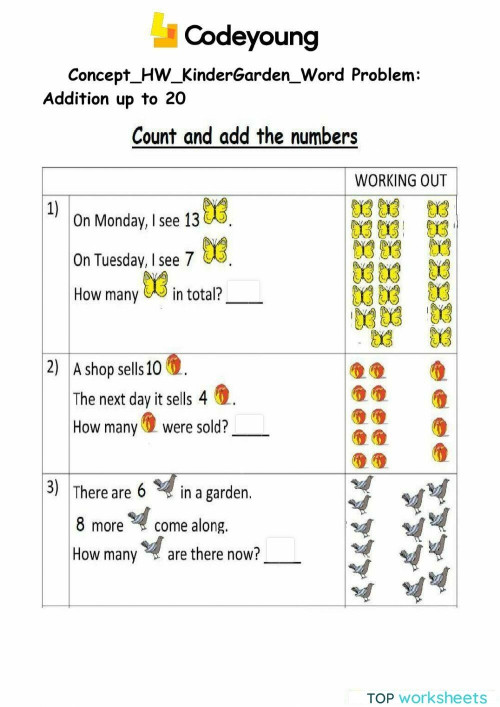 Addition for kg. Interactive worksheet | TopWorksheets