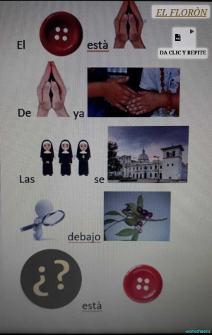 SEMANA 35 EL FLORON. Ficha interactiva | TopWorksheets