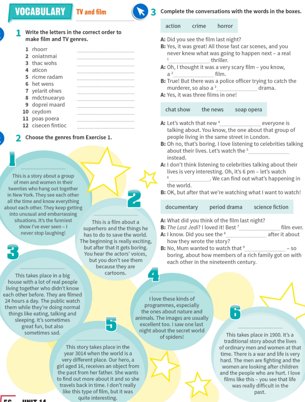 UNIT 14 VOCABULARY PAG 56. Interactive worksheet | TopWorksheets