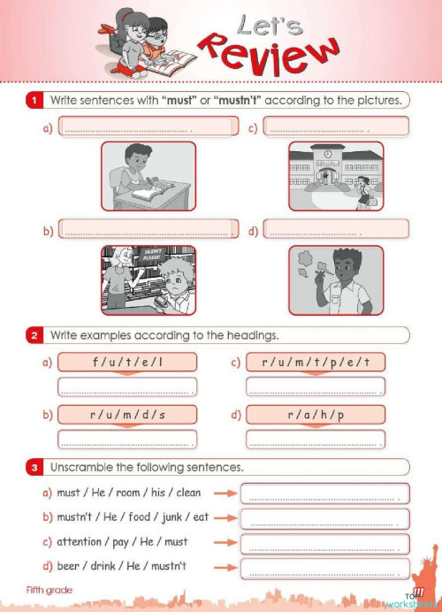 NGS 5-Uni.9-Pág.111. Ficha interactiva | TopWorksheets