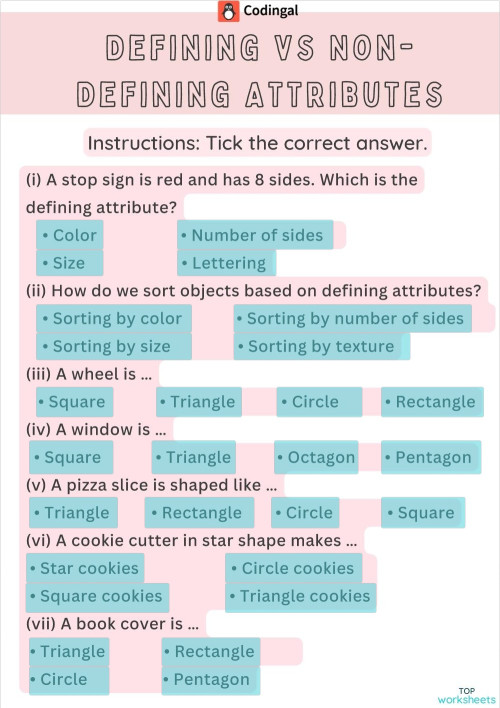 M_G01M18L58_WA02_Defining vs Non- Defining Attributes. Interactive ...