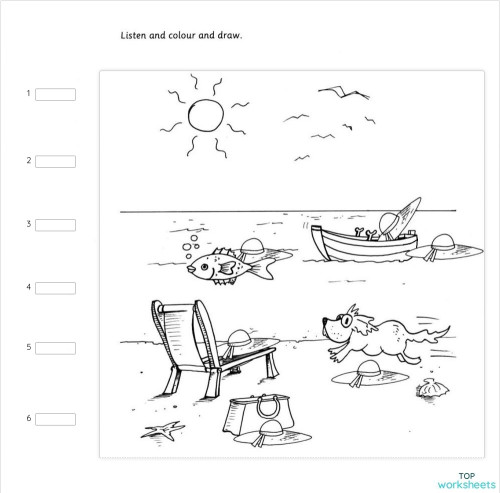 This is a desk. Interactive worksheet | TopWorksheets