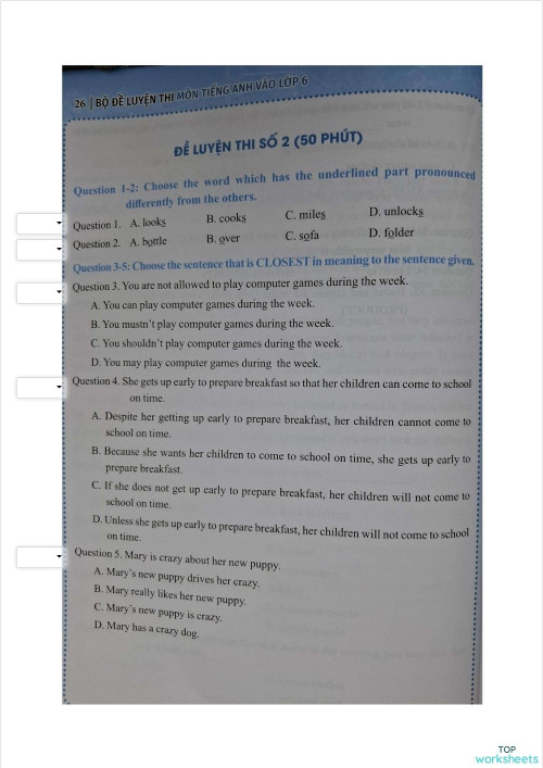 Interactive worksheets and online exercises free creator | TopWorksheets