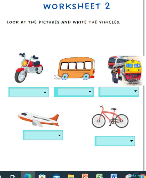 ใบงาน 2 Dropdown ใบงานเชิงโต้ตอบ | TopWorksheets