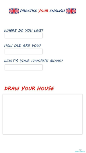 Practice English. Interactive worksheet | TopWorksheets