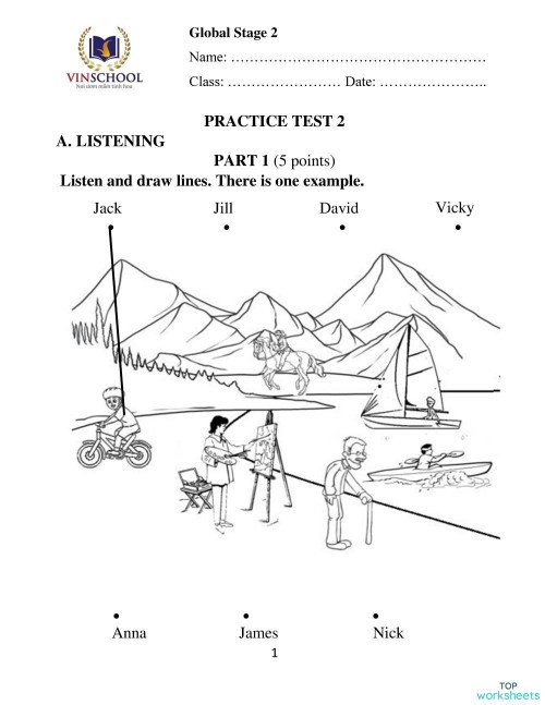 GS2_Practice Test 3_Review EOT2. Bài tập tương tác | TopWorksheets