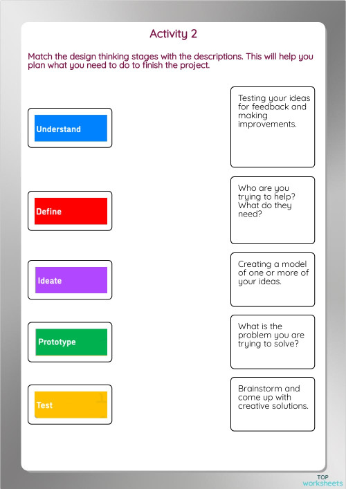 Activity 2. Interactive worksheet | TopWorksheets