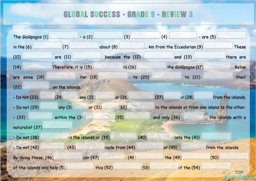 GRADE 9GS - REVIEW 3. Interactive worksheet | TopWorksheets