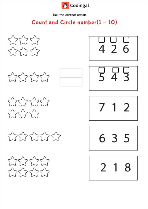 Tick the correct option. Interactive worksheet | TopWorksheets