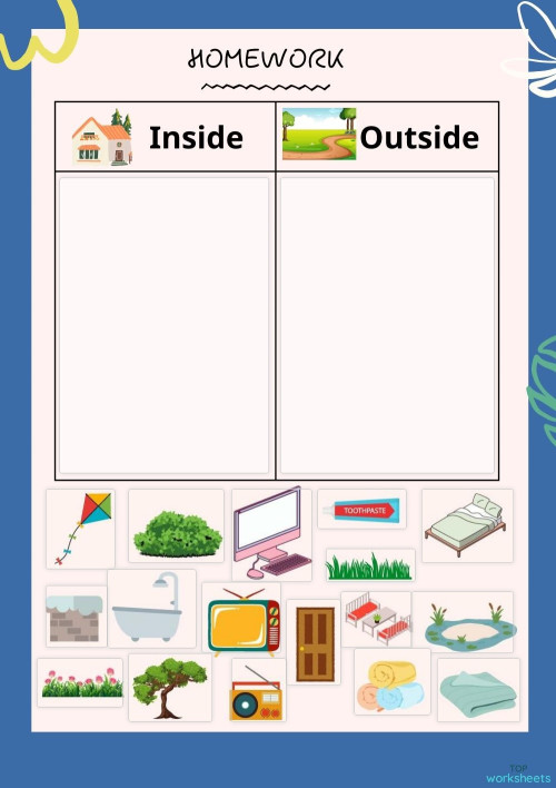 classroom objects. Interactive worksheet | TopWorksheets