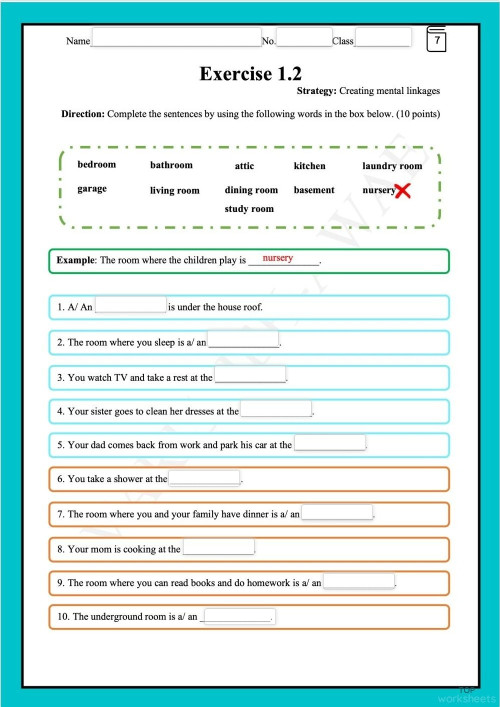 Unit 2: 1.2. Interactive worksheet | TopWorksheets