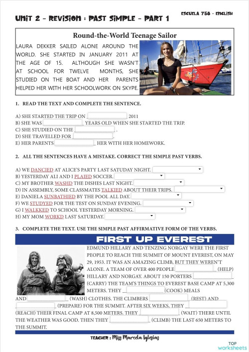 Unit 2 - Lesson 4 - Grammar Revision MAY. Interactive worksheet | TopWorksheets