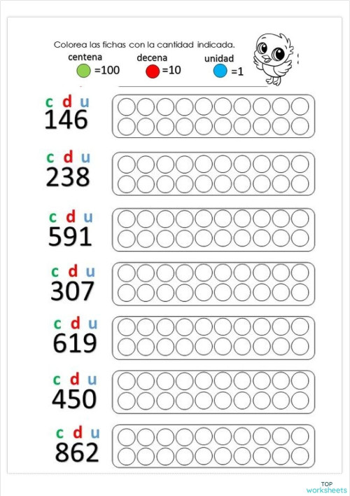 Guía U,D,C. Ficha interactiva | TopWorksheets