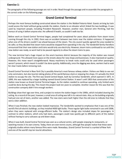 Reading Citizenship. Interactive worksheet | TopWorksheets