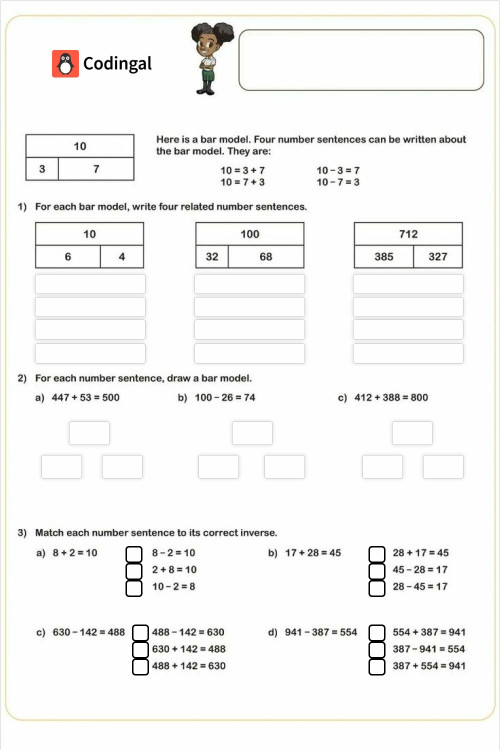 M_G02M07L32_WE02_Inverse to check Addition and Subtraction. Interactive worksheet | TopWorksheets