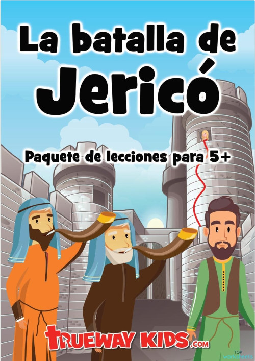 La batalla de Jericó (3°). Ficha interactiva | TopWorksheets