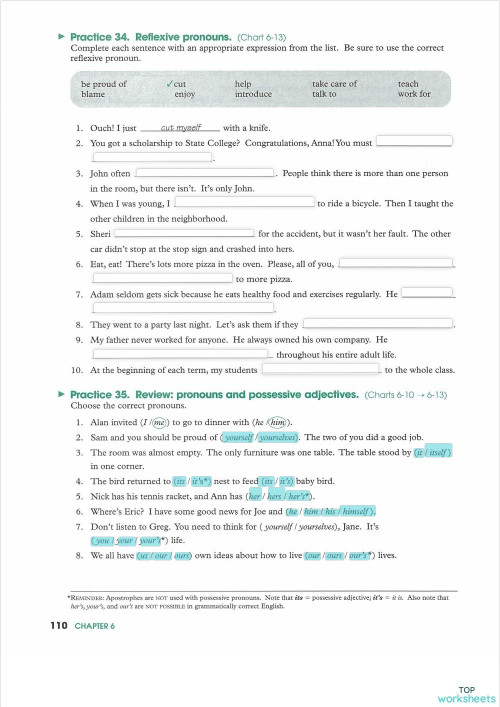Azar Workbook Fundamentals of English Grammar part 7. Interactive ...