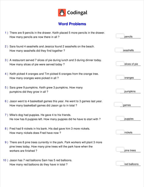 M_G02M08L36_WC02_Addition and Subtraction word problems.. Interactive worksheet | TopWorksheets