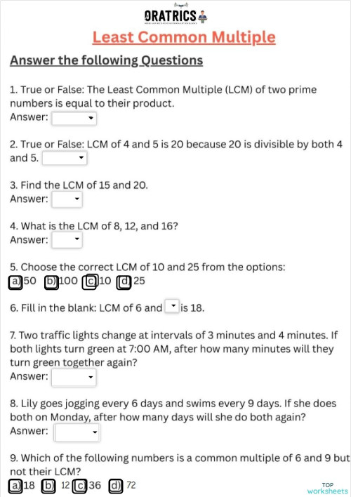 PSR Revision-paper 1- part 1. Interactive worksheet | TopWorksheets