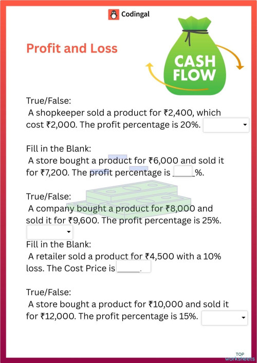 M_G07M04L11_WA02_Profit_and_Loss_Percentage_4. Interactive worksheet ...