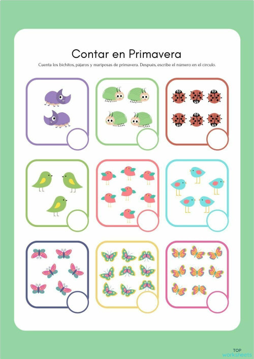 CONTEO DE 5 EN 5. Ficha interactiva | TopWorksheets