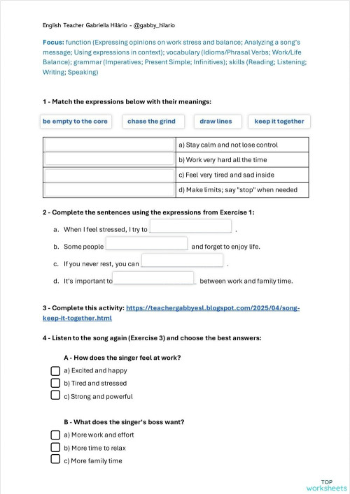 Listening exam - A2 Flyers Vol 2. Interactive worksheet | TopWorksheets