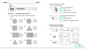 Chapter 12: Fractions EX 22. Interactive worksheet | TopWorksheets