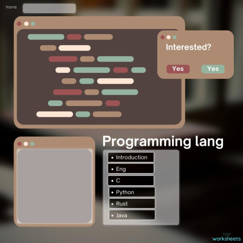 Drag Drop Lang Programming ใบงานเชิงโต้ตอบ | TopWorksheets