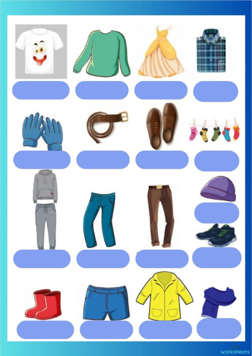 CLOTHES 1º. Interactive worksheet | TopWorksheets
