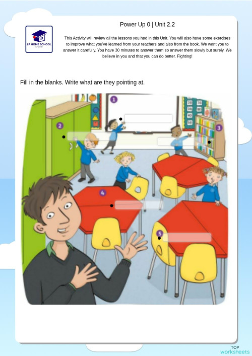 Power Up 0 | Unit 2.2. Interactive worksheet | TopWorksheets