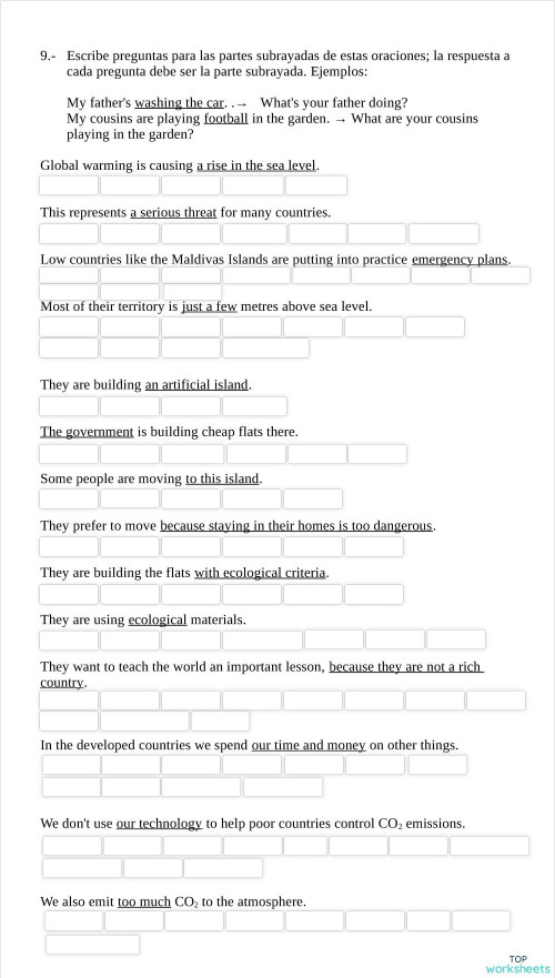 wh- questions: fichas interactivas y ejercicios online | TopWorksheets