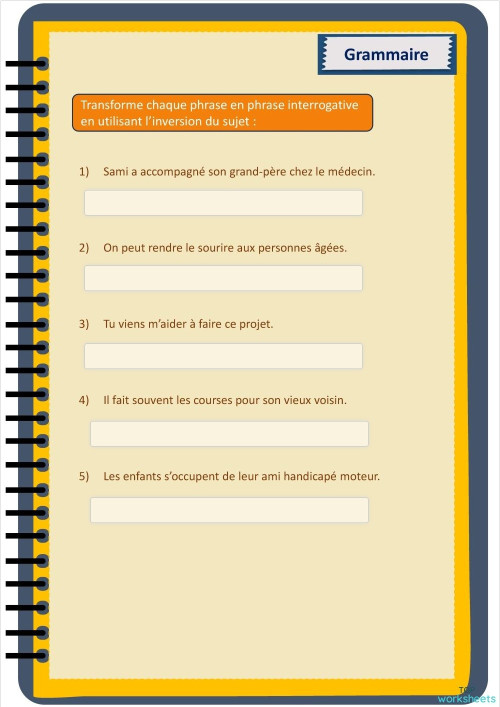 participe passé3. Fiche interactive | TopWorksheets