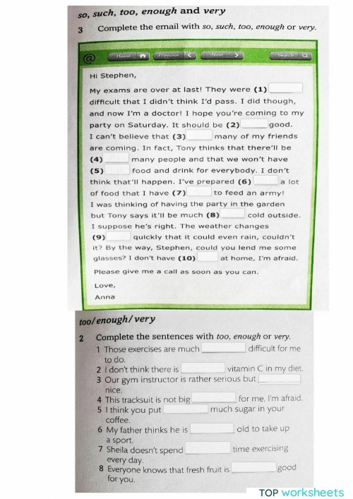 Other: interactive worksheets and online exercises | TopWorksheets