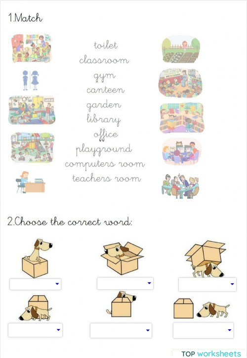 Tiger 2 - Unit 1. Interactive worksheet | TopWorksheets